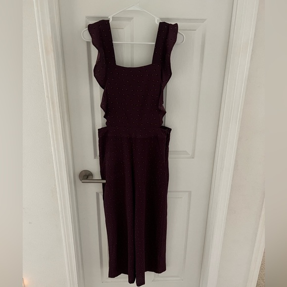 bobeau | Pants & Jumpsuits | Maroon Overalls | Poshmark